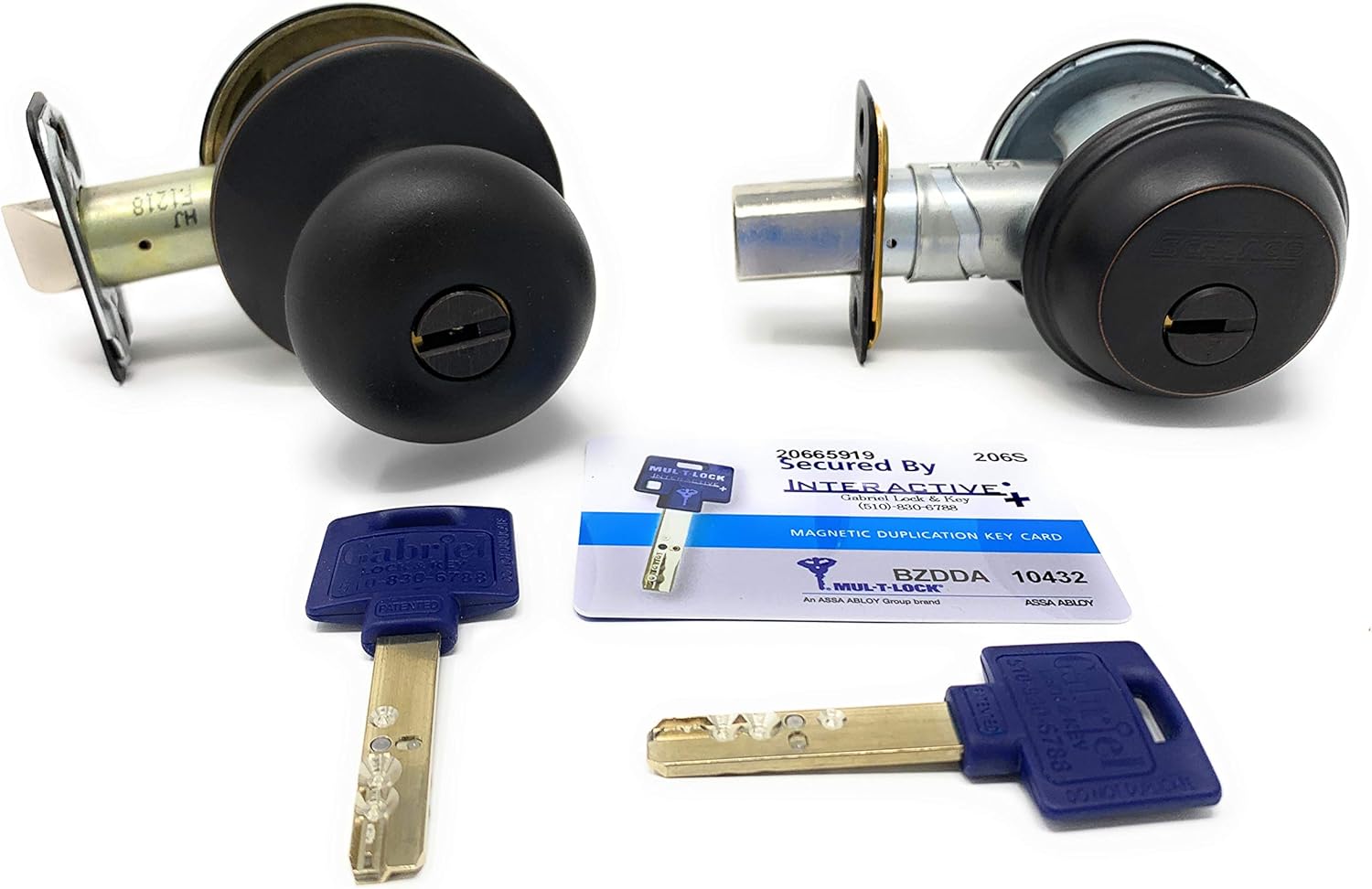 of MUL-T-Lock Interactive+ High Security Deadbolt & Door Knob - Keyed ...