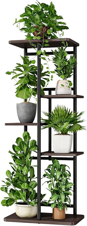 Amazon.com: Bamworld Large Multiple Plant Stands Indoor Metal Outdoor 5 ...