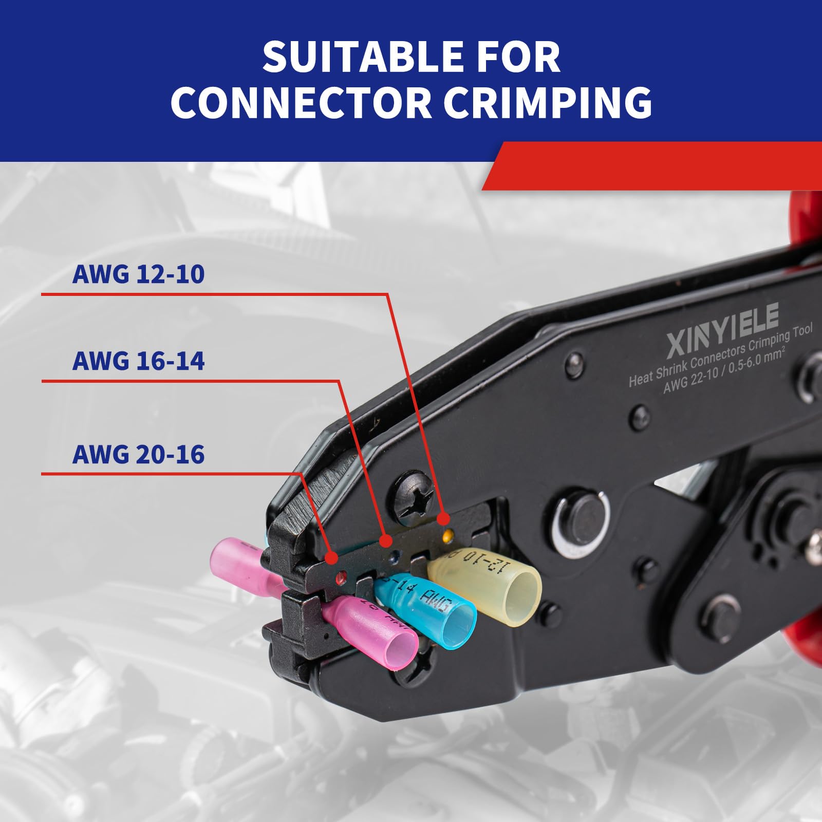 Snapklik.com : Wire Crimping Tool For Heat Shrink Wire Connectors,Butt ...