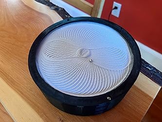 Amazon.com: Automatic Zen Garden Desktop Sand Bowl - Kinetic Art, Black ...