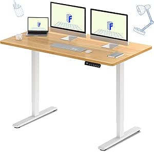 Amazon.com: FLEXISPOT E3 Dual Motor Electric Standing Desk 60x24 Inch Whole-Piece Board Height ...