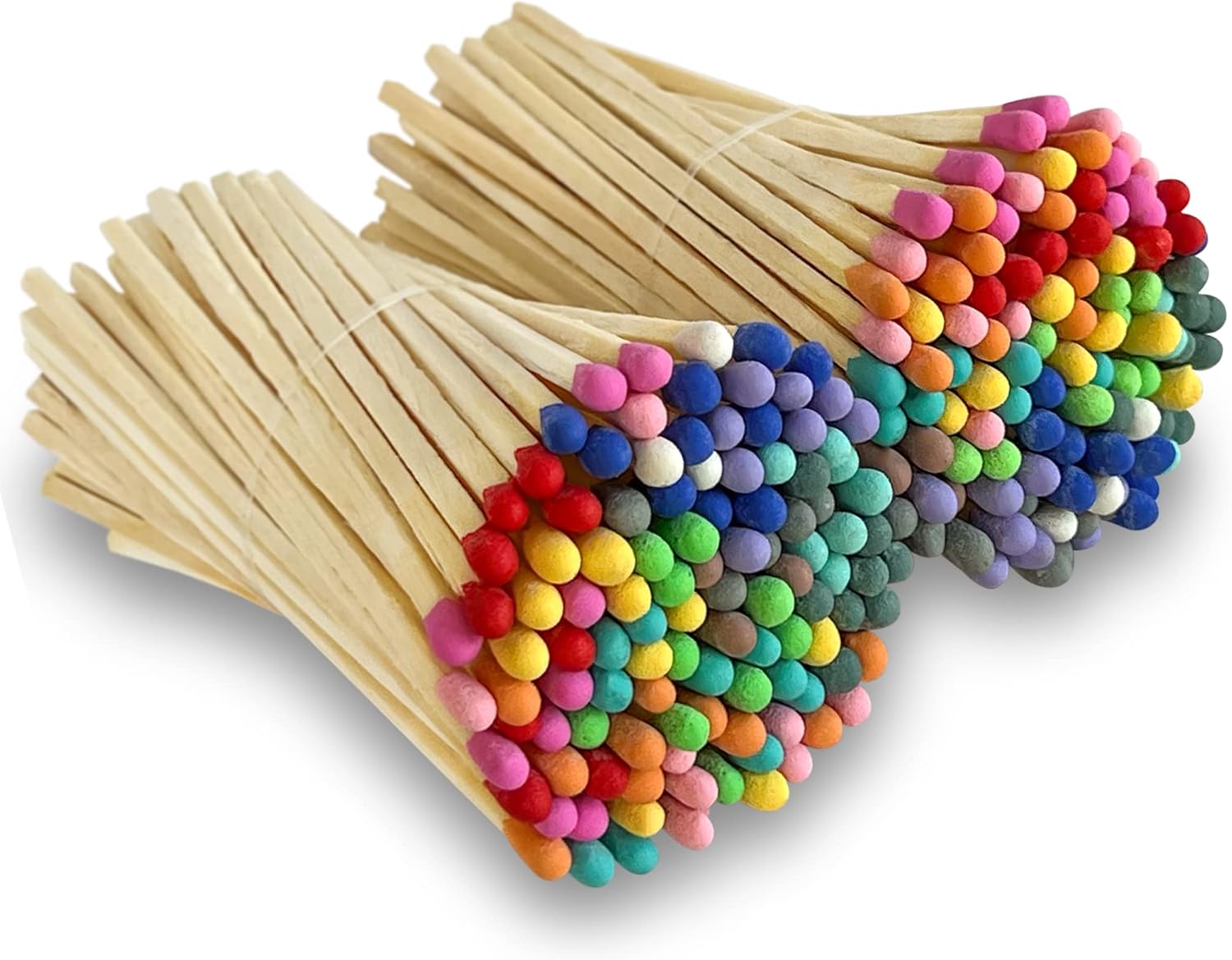 Amazon.com: 4" Rainbow Matches (200 Count, with Striking Stickers ...