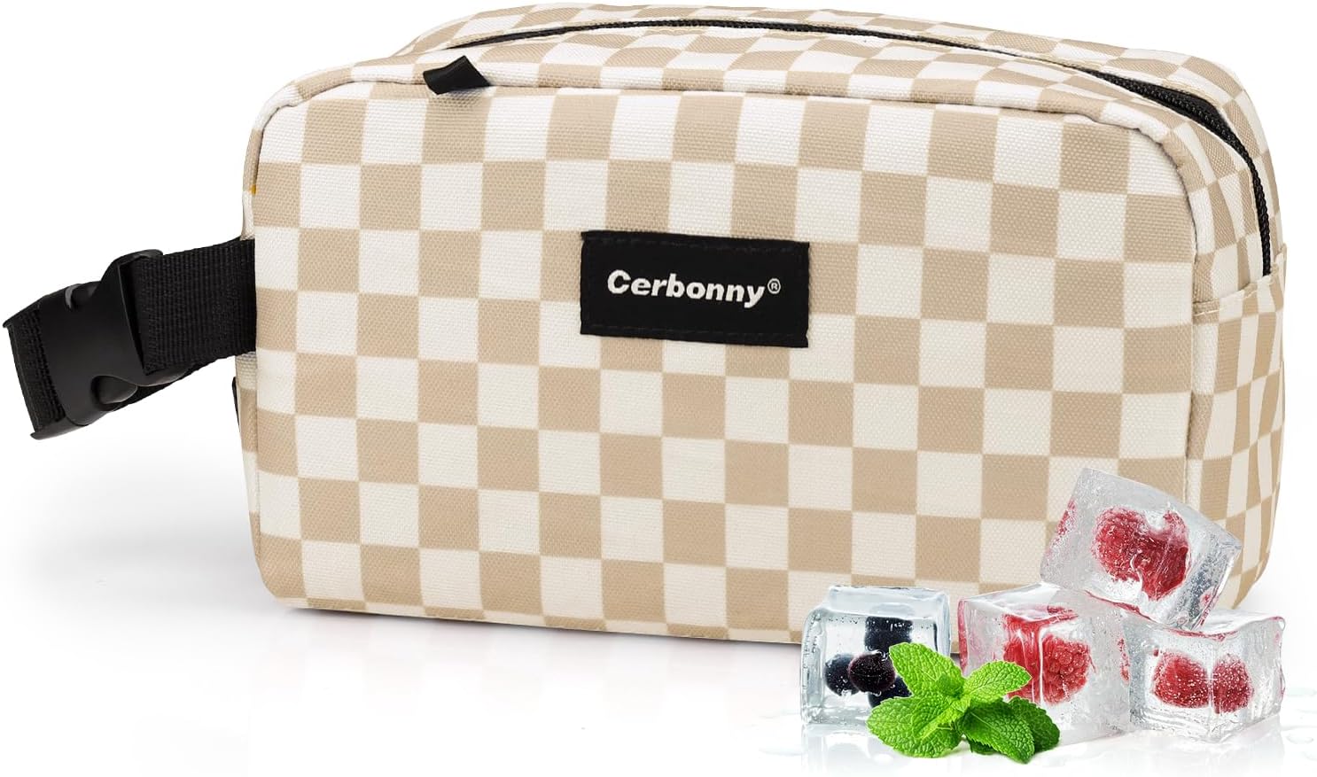 Amazon.com: Cerbonny Small Cooler Bag Freezable Lunch Bag for Work ...