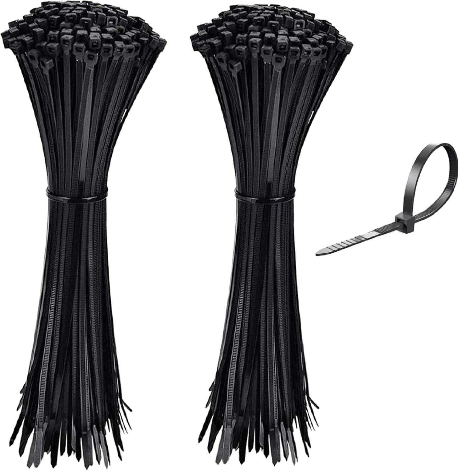 Amazon.com: 200 Pcs Black Zip Ties Heavy Duty 12 Inch Width 0.18 inch ...
