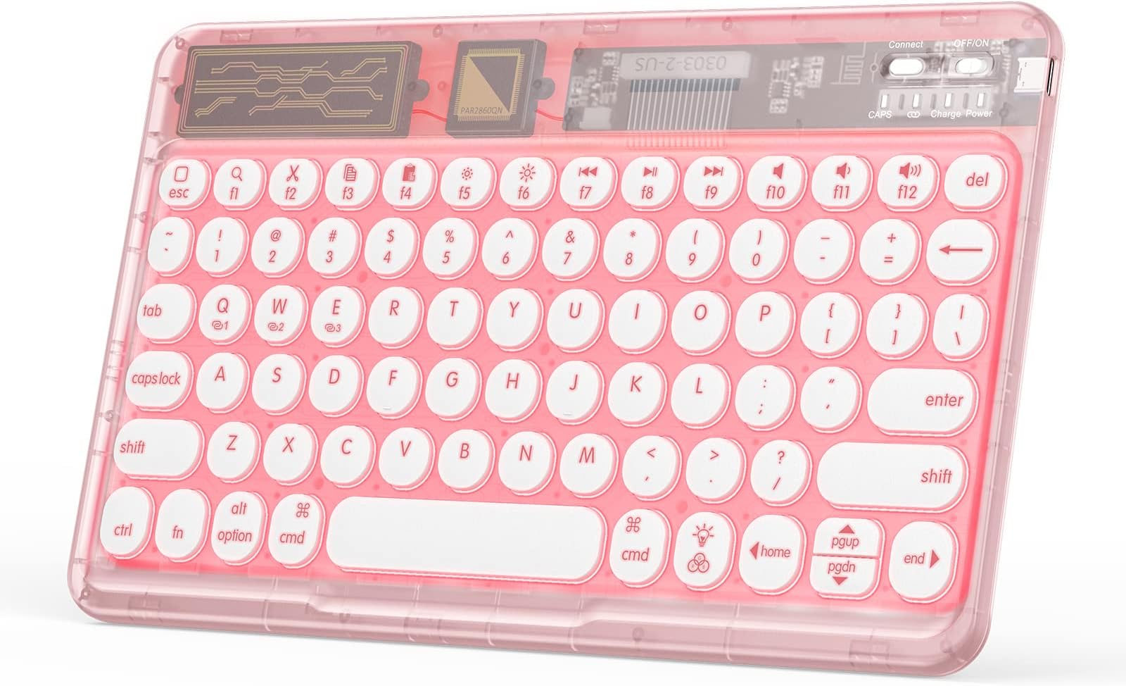 Amazon.com: OMOTON Bluetooth Keyboard for iPad, Rechargeable Wireless ...