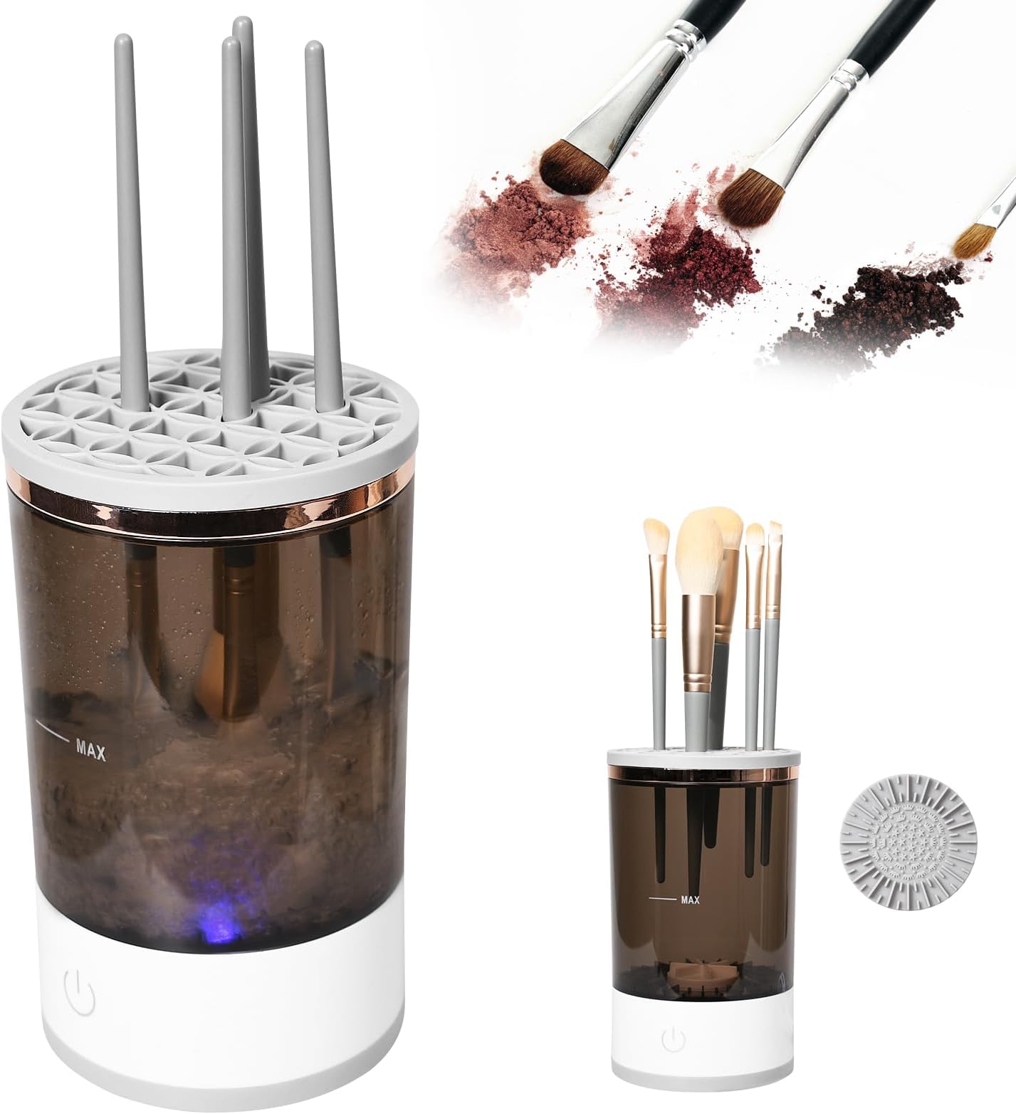 Amazon.com: Electric Makeup Brush Cleaner, Makeup Brush Cleaner Machine ...