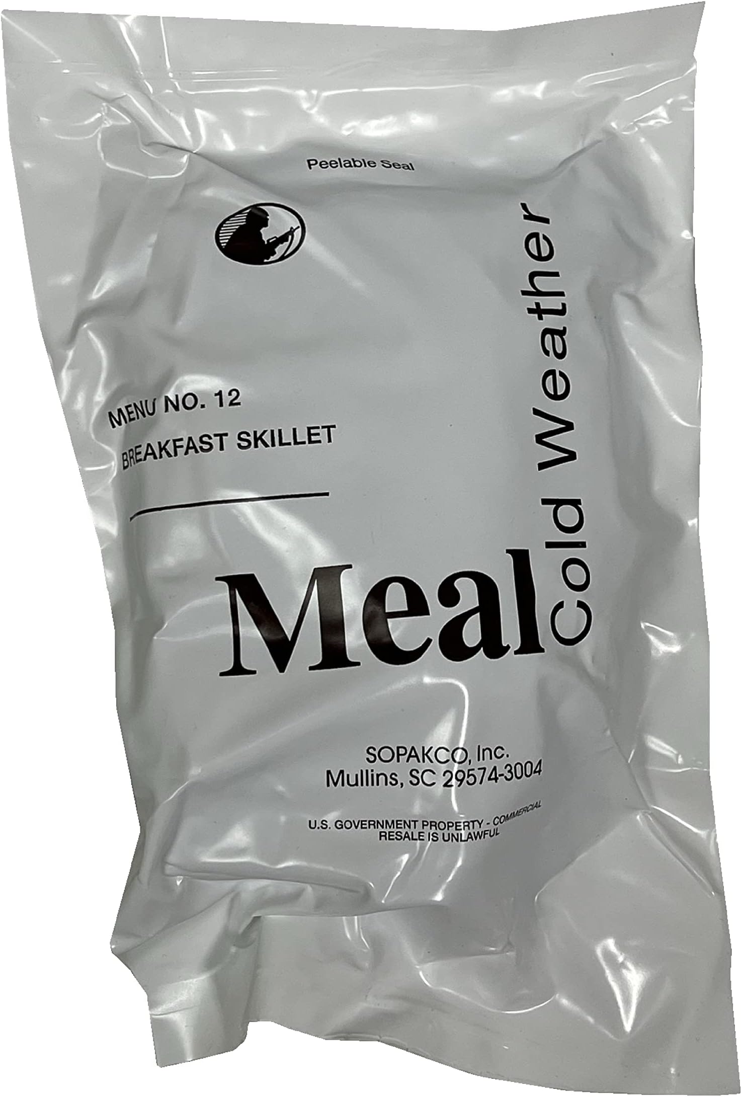 Amazon.com: Cold Weather MRE Meal Ready to Eat USGI Menu #12 Breakfast ...
