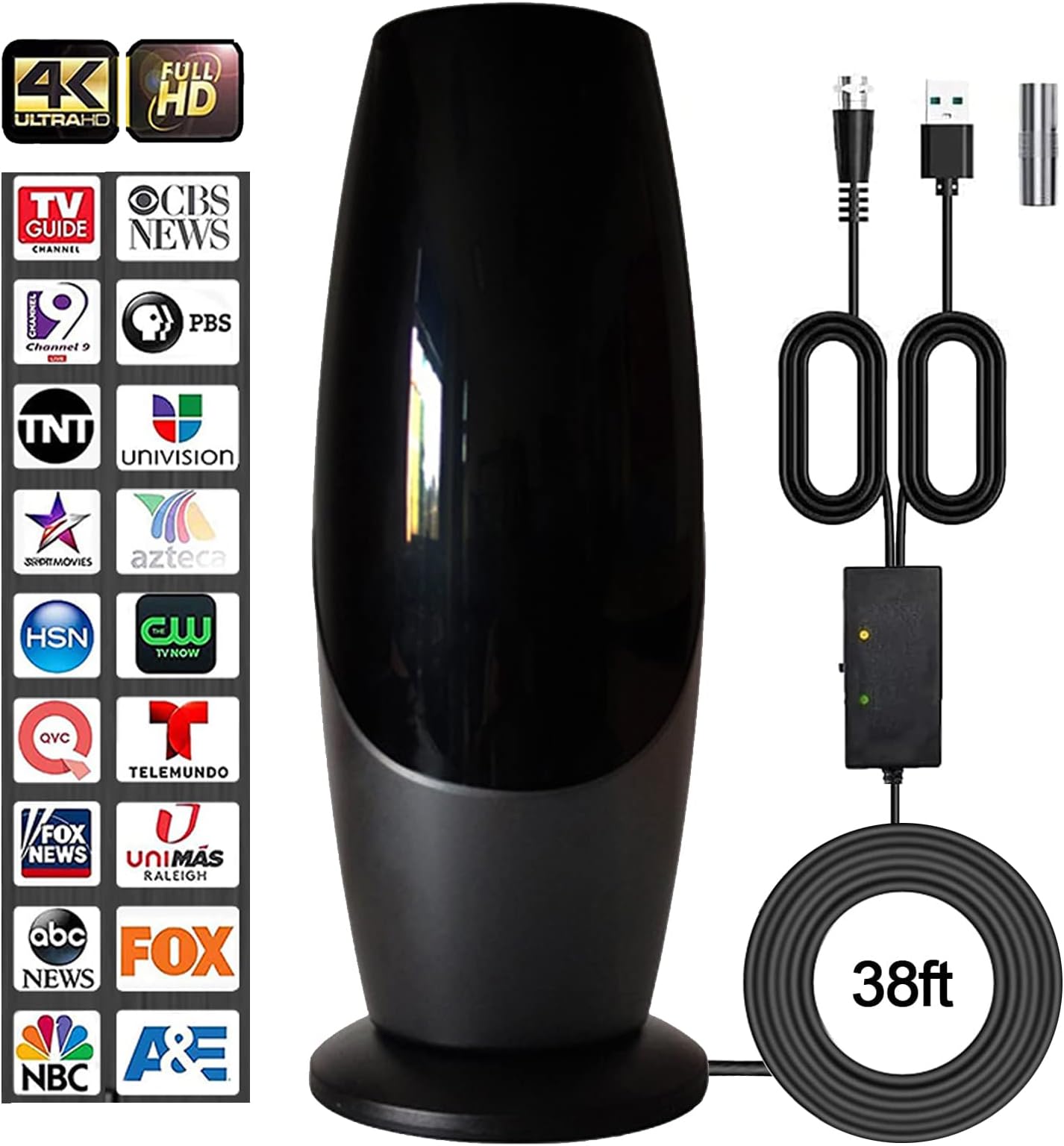 Amazon.com: TV Antenna - Digital Antenna for Smart TV Indoor 2023 ...