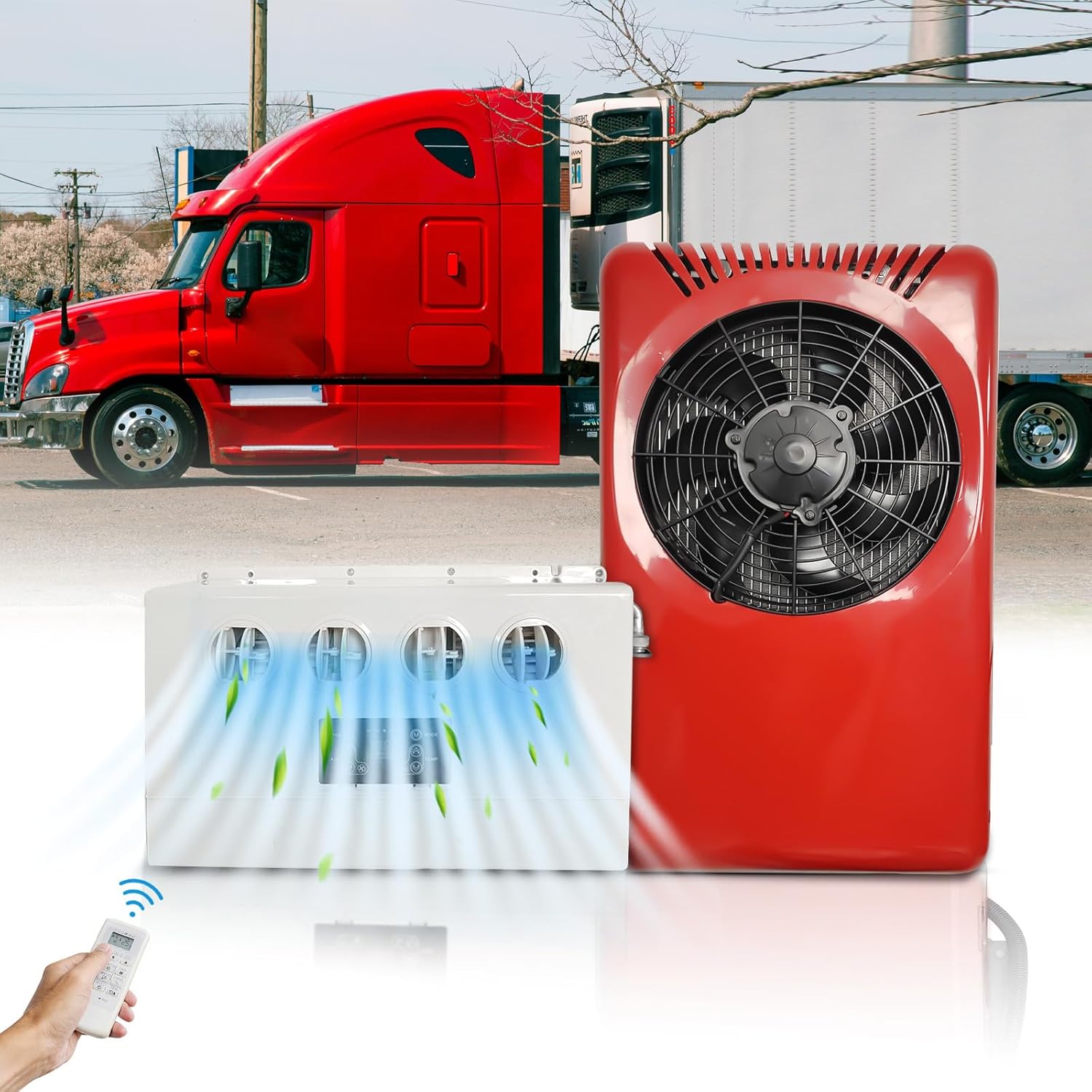 Amazon.com: 12 Volt DC Air Conditioner Split Electric AC Unit for Truck ...