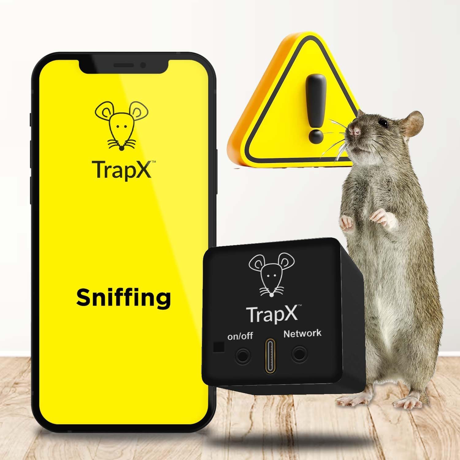 TrapX Smart Mice Trap Solución respetuosa con el medio ambiente, te ...