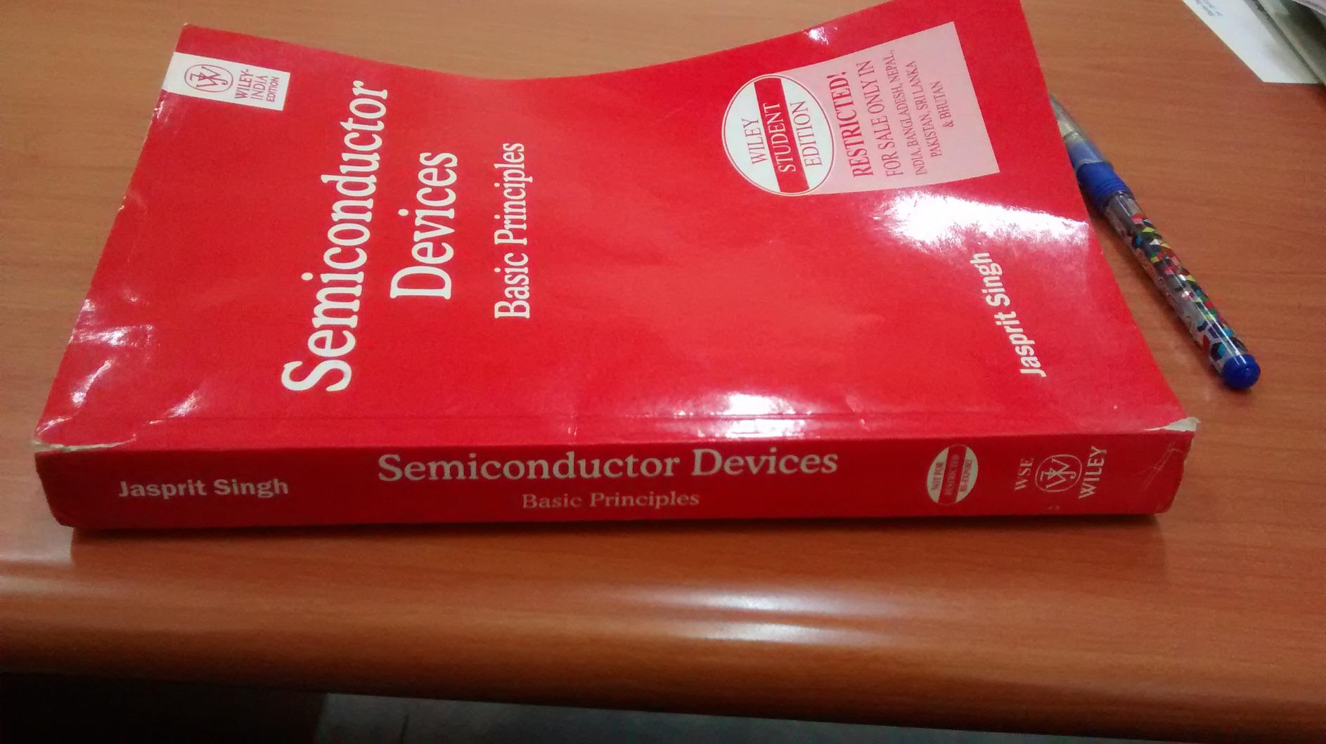 Buy Semiconductor Devices: Basic Principles Book Online at Low Prices ...