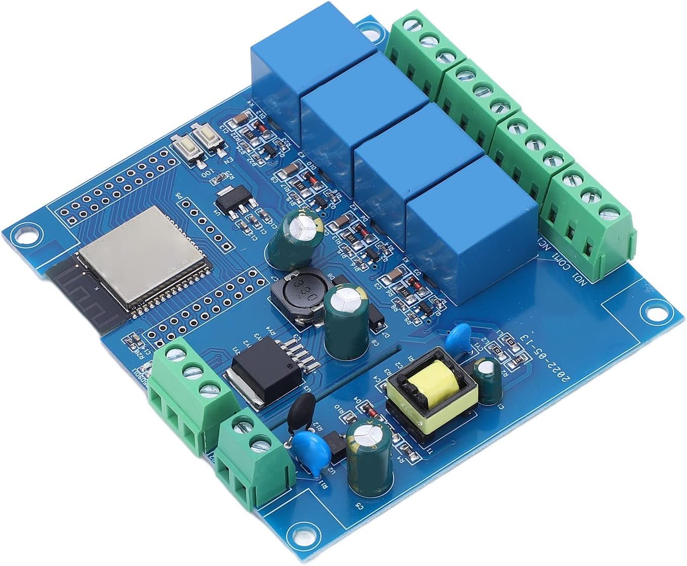 Development Board, with WiFi 4 Way Relay Module, Large 4M Flash, DC5 ...