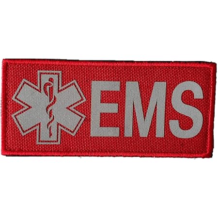 Amazon.com: Minason EMS Emergency Medical Services Reflective Patches ...