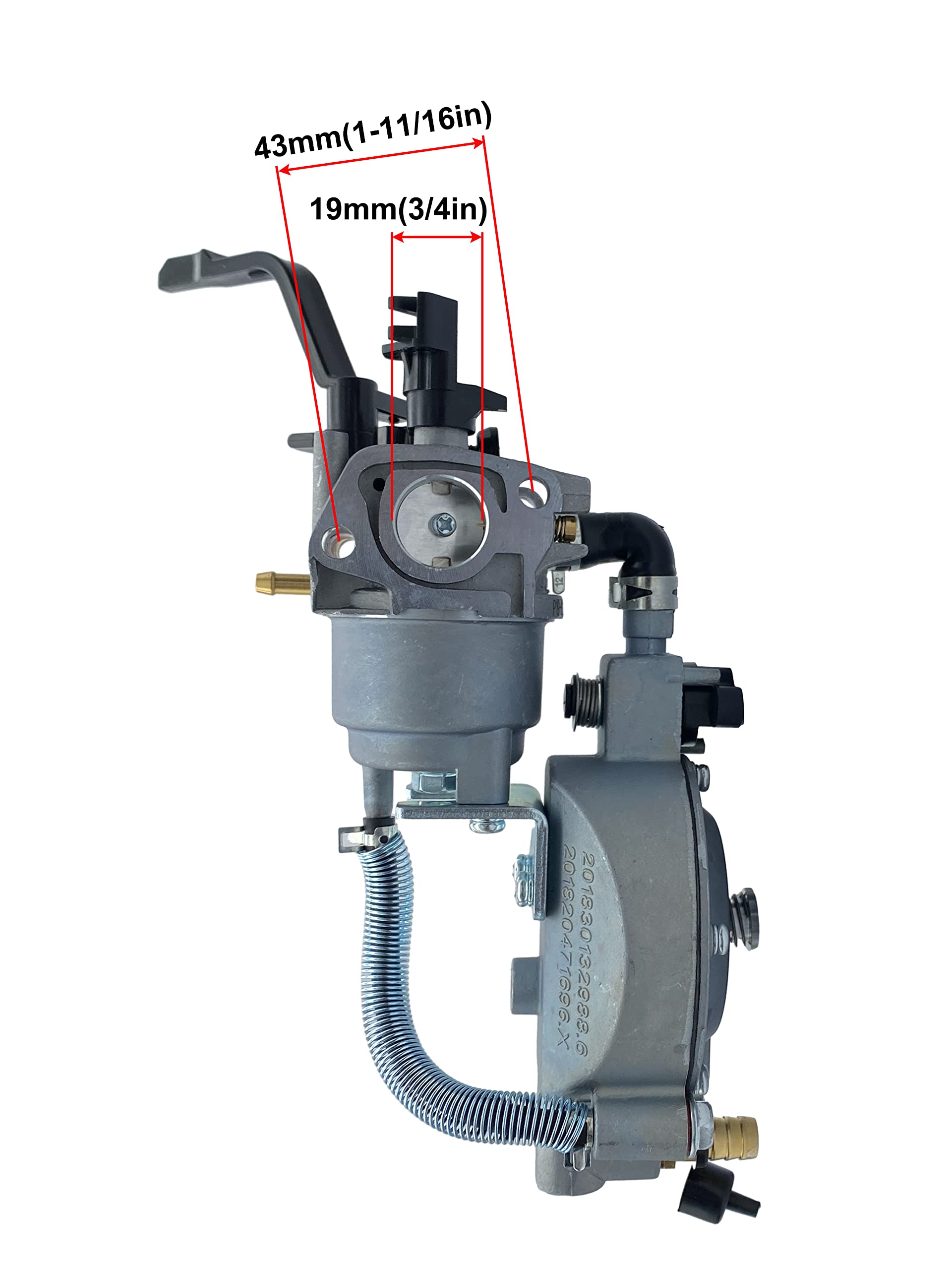 Snapklik.com : Dual Tri Fuel Carburetor For Predator 4000 4375 Honda ...