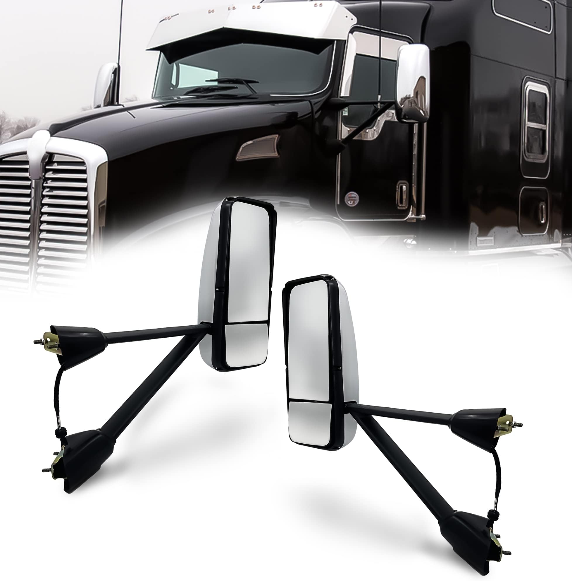 Amazon.com: Chrome Heated & Motorized Door Mirror Assembly for KENWORTH ...