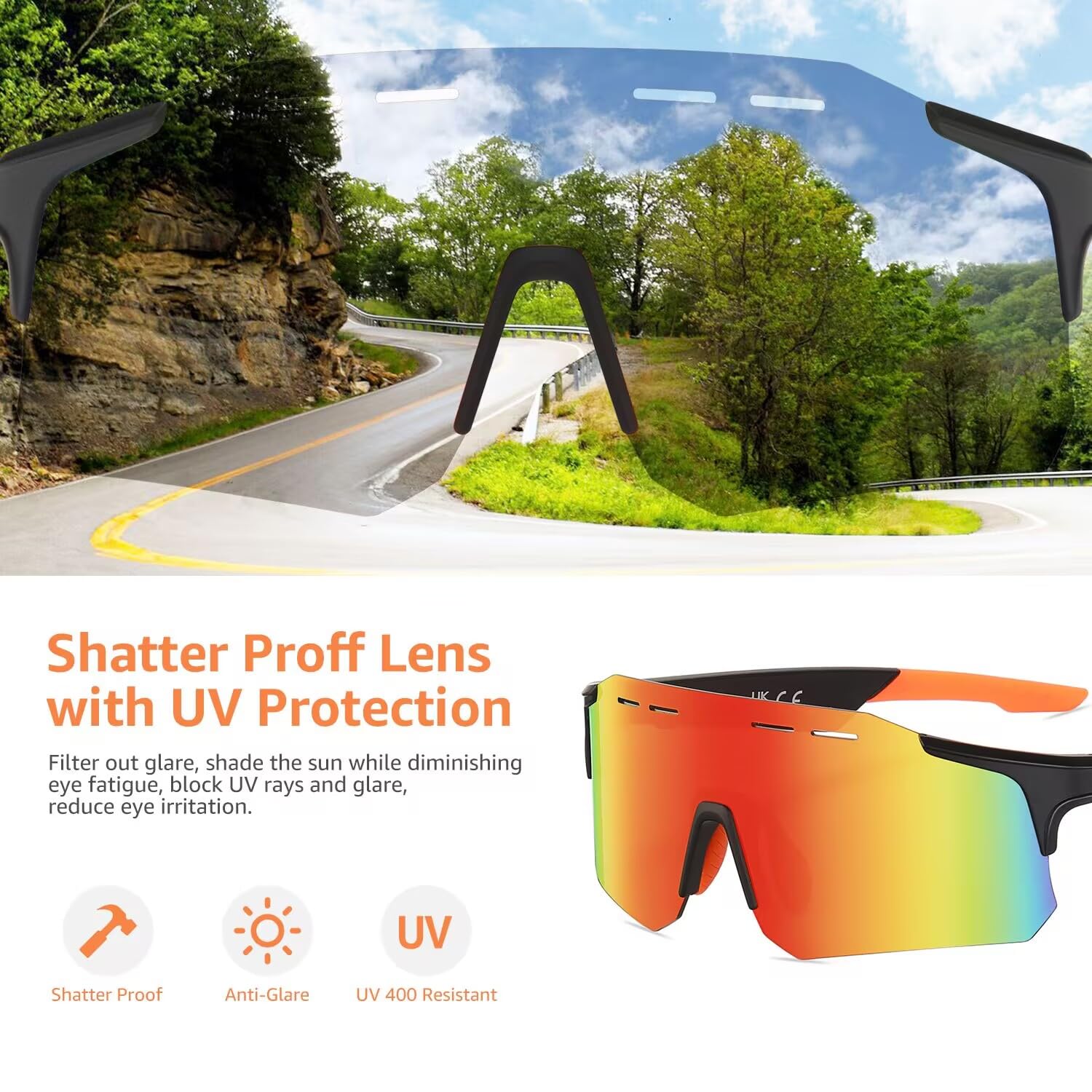 Snapklik.com : DUCO Bluetooth AI Sunglasses For Men Women Sport Smart ...