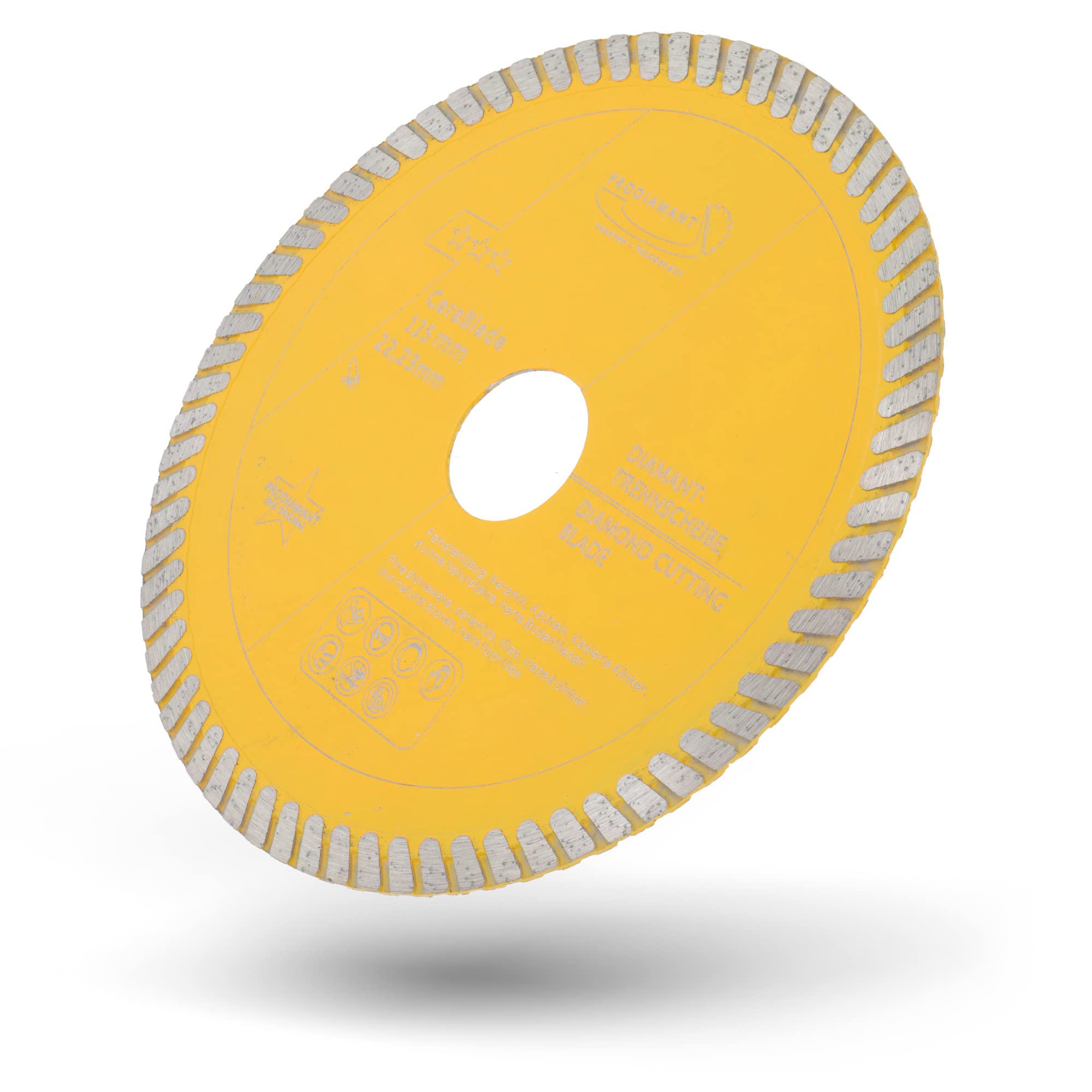 PRODIAMANT diamond cutting disc 125mm x 22.23 Cerablade Ceramic for ...