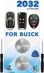 Amazon.com: Key Fob Battery Replacement for Buick (Encore Enclave ...