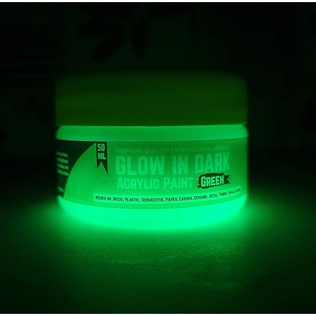 Radium Glow Paint Powders 5 Colours(Blue,Green,Pink,Dark Green,Voilet ...