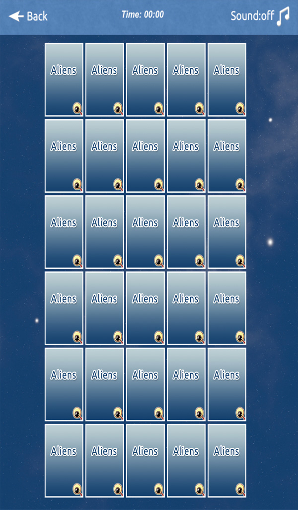 Aliens Memory Match - App on Amazon Appstore