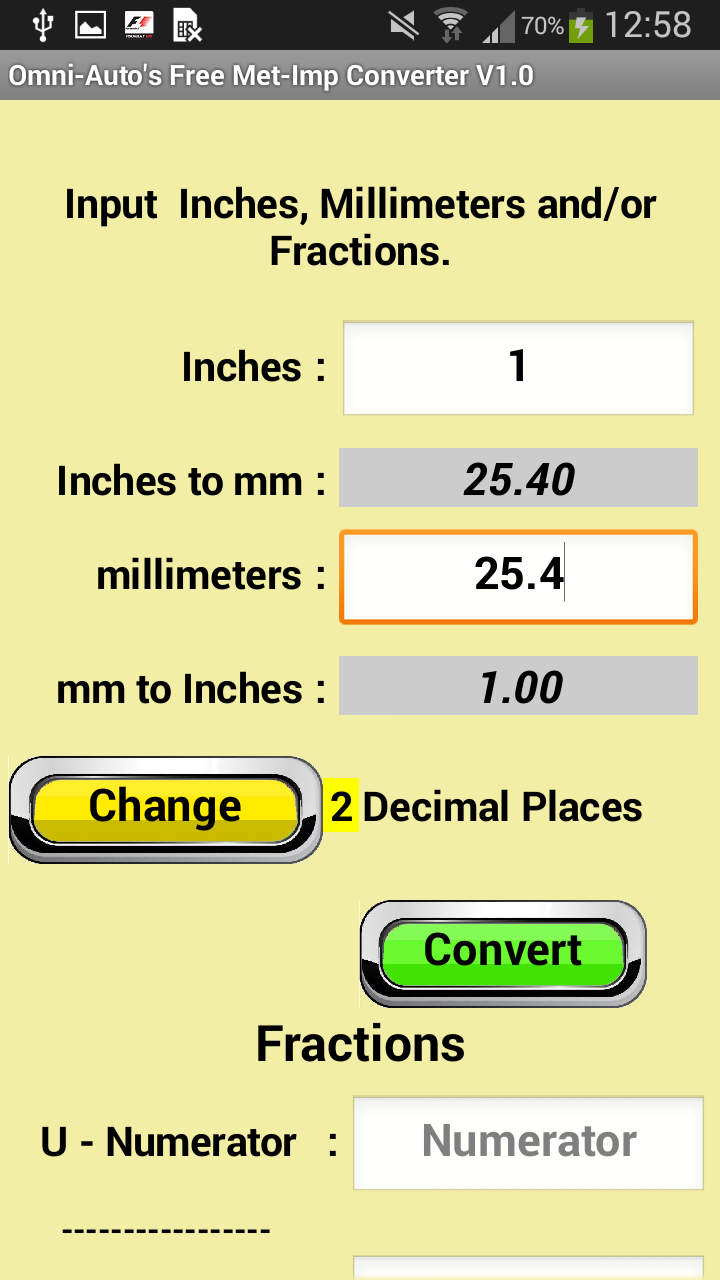 Met-Inch Converter Free - App on Amazon Appstore