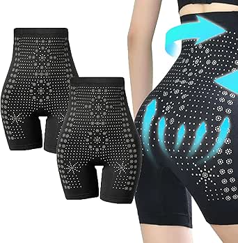 zebiceg Ice Silk Ion Fiber Repair Shaping Shorts, Ionic Shapewear Tummy ...