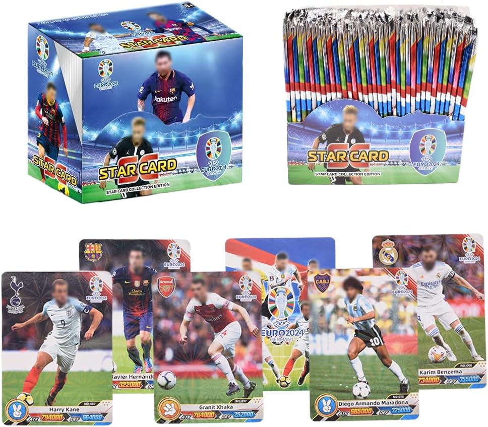288 World Cup Football Star Cards,Football Collectibles Trading Cards ...