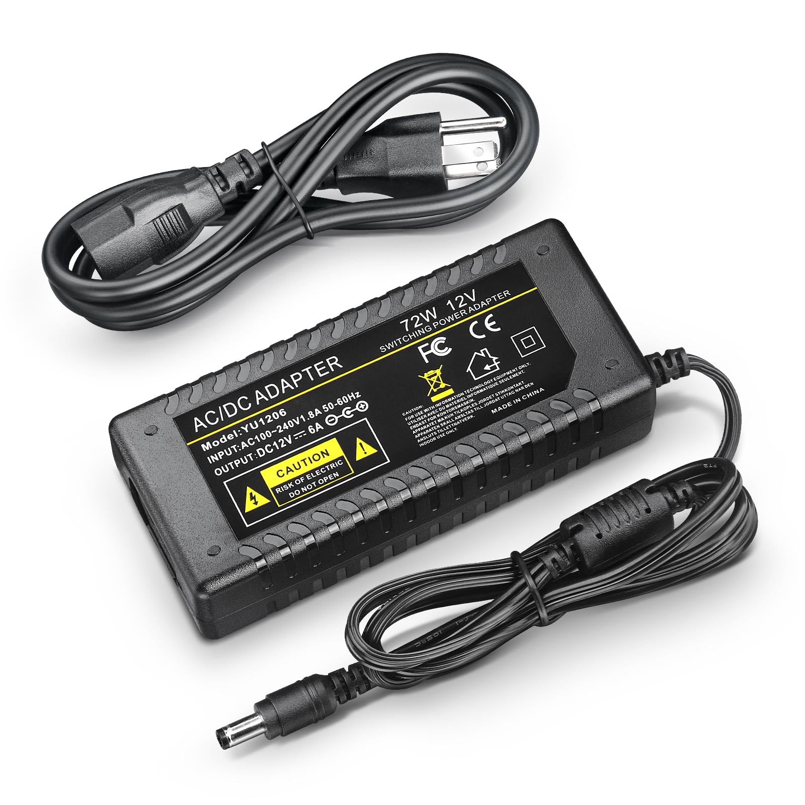 12v 6a 72w Power Supply Ac Dc Adapter Ac 100 | Desertcart Australia