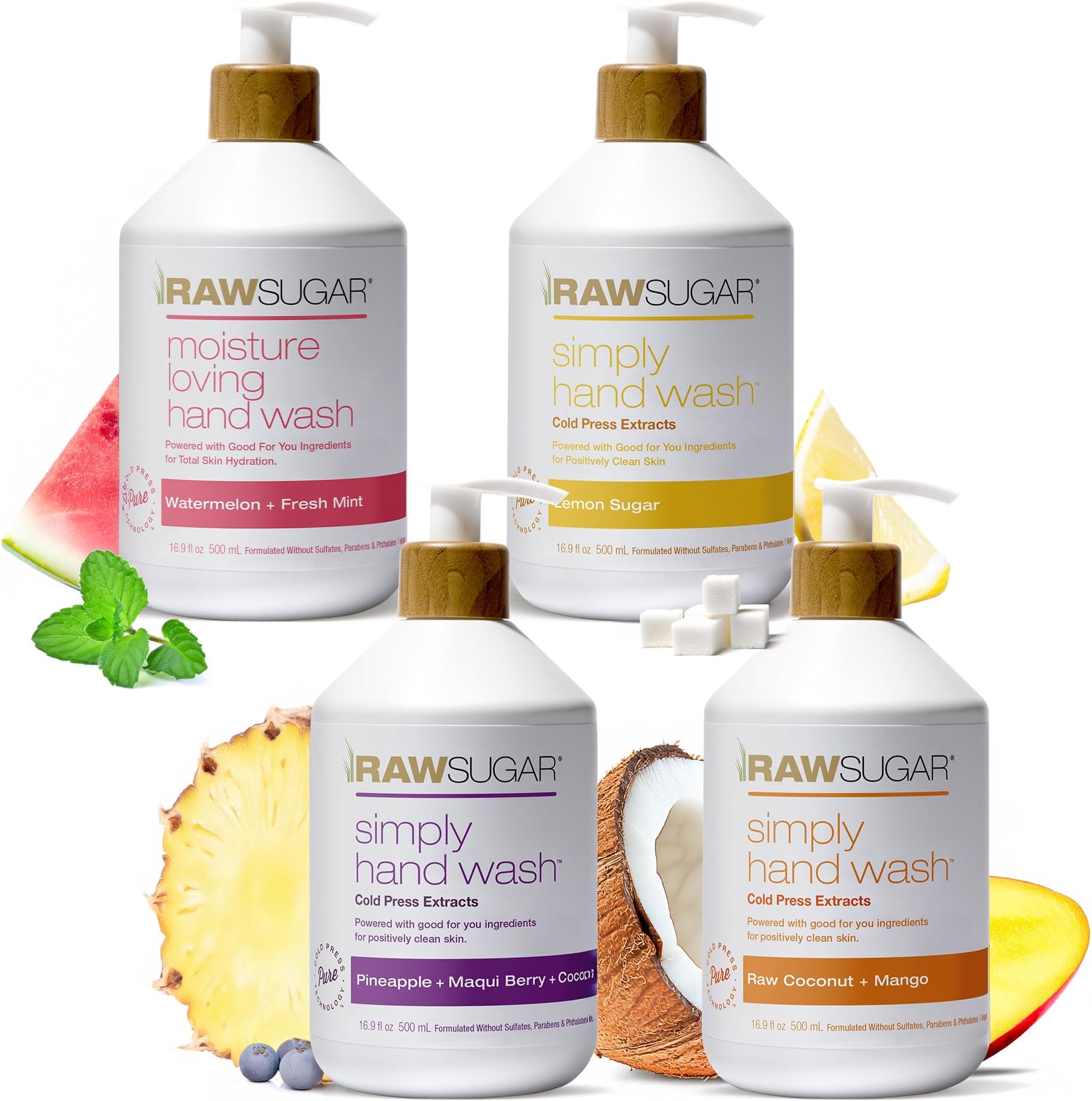 Amazon.com : RAW SUGAR Men's Body Wash 25 fl oz (Pack of 1) (Eucalyptus ...