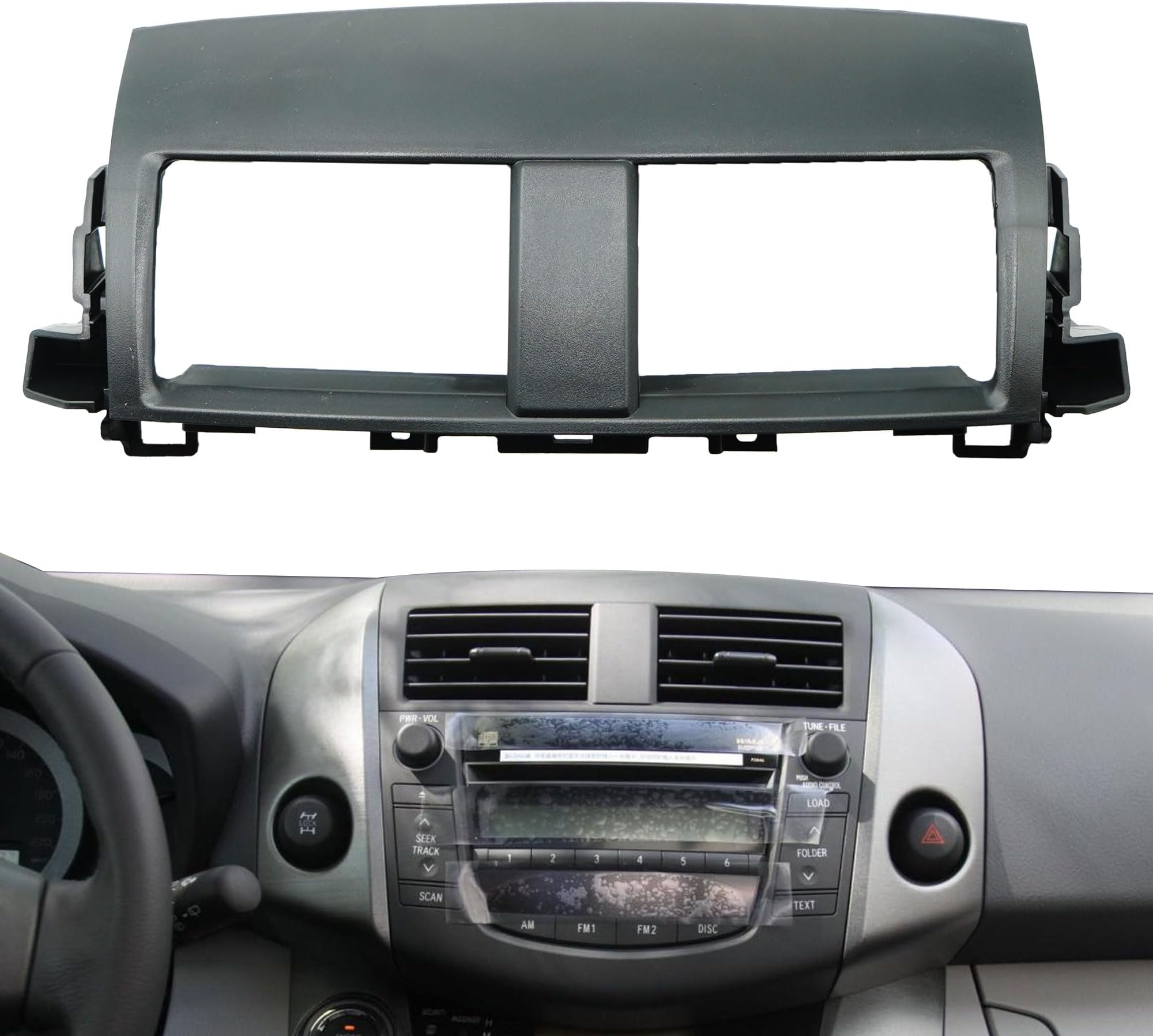 Amazon.com: Central Dashboard Cover Strip Trim(1 Pair).Fit for Toyota ...