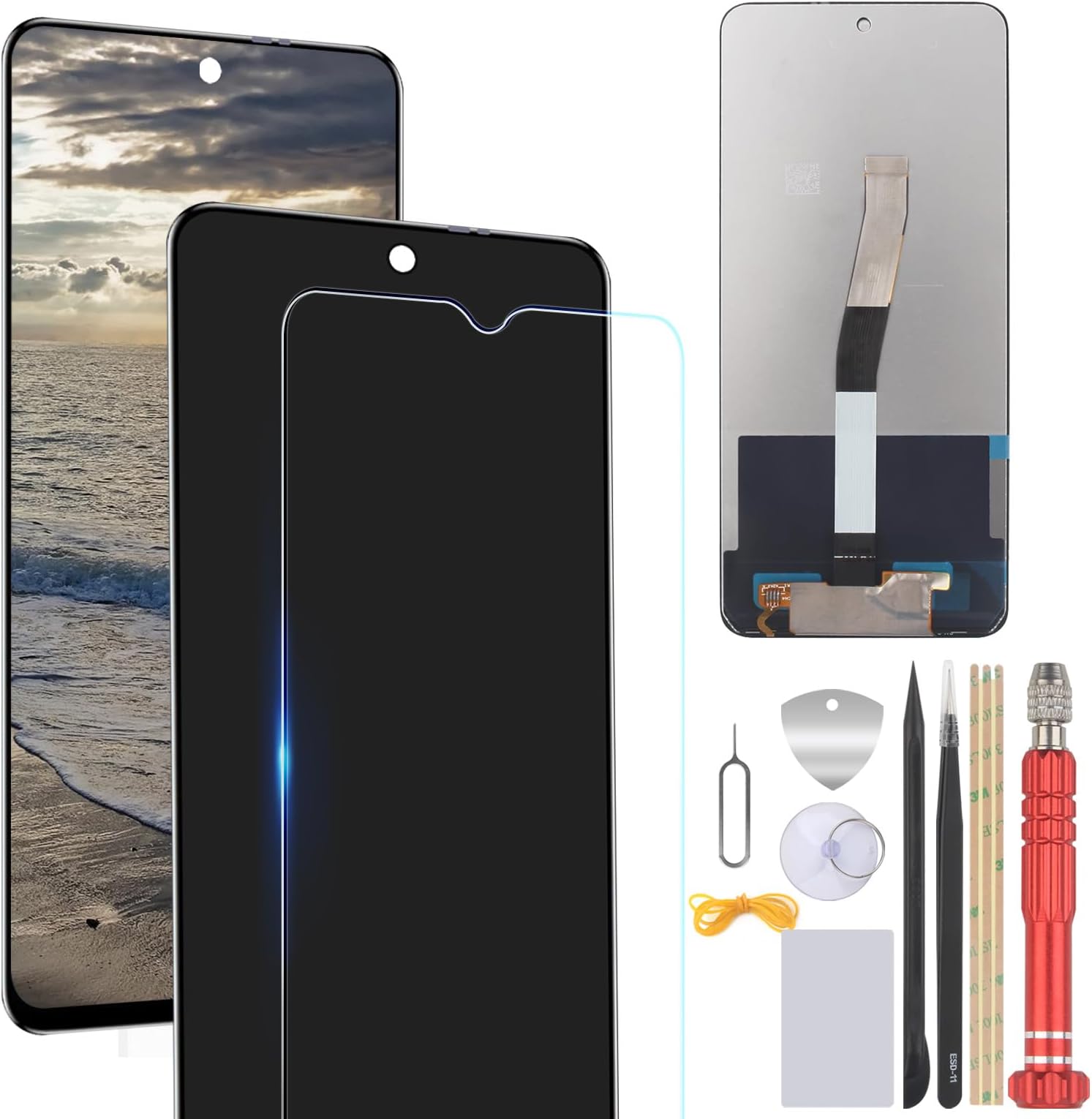Amazon.com: PDTEK LCD Screen Replacement Touch Display Digitizer ...