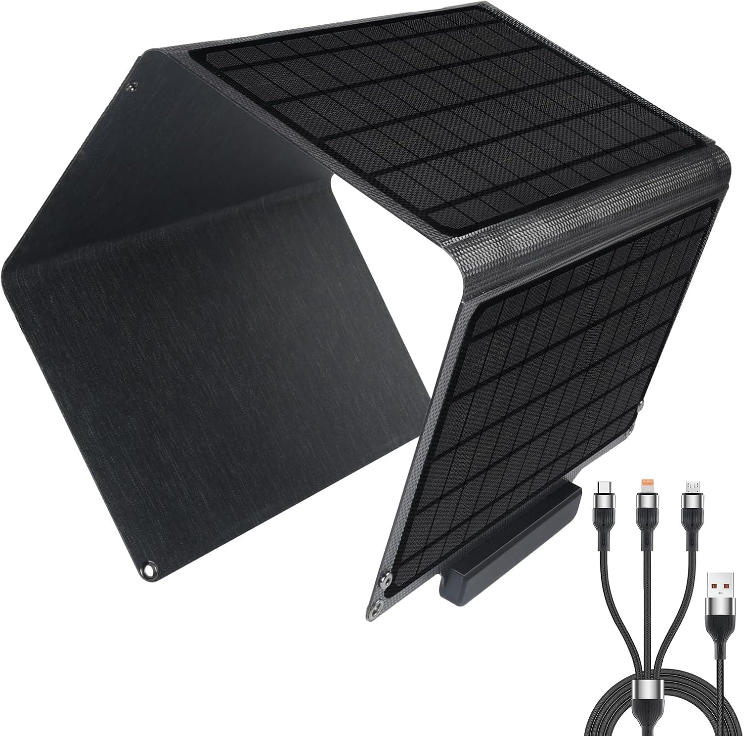 Amazon.com: Soshine 30W Portable Solar Panel Charger - USB Solar Panel ...