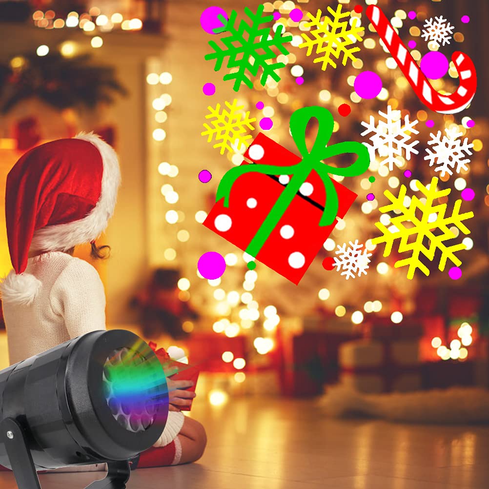 Amazon.com: Christmas Light Projector with 16 Pattern Slide LED ...