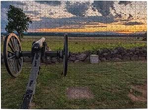 Amazon.com: Sunset at Gettysburg National Military Park Civil War ...