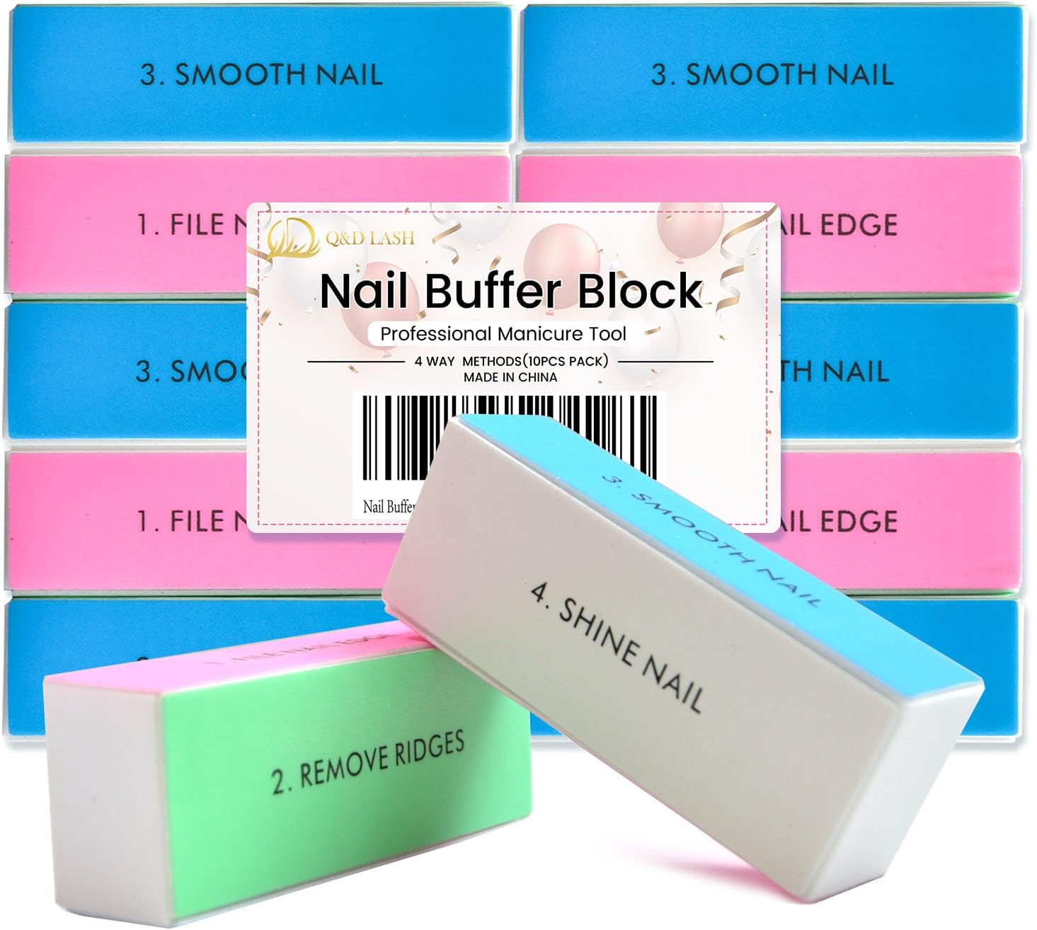 Amazon.com : Maryton Professional Nail Buffer Block - Ultimate Shine ...