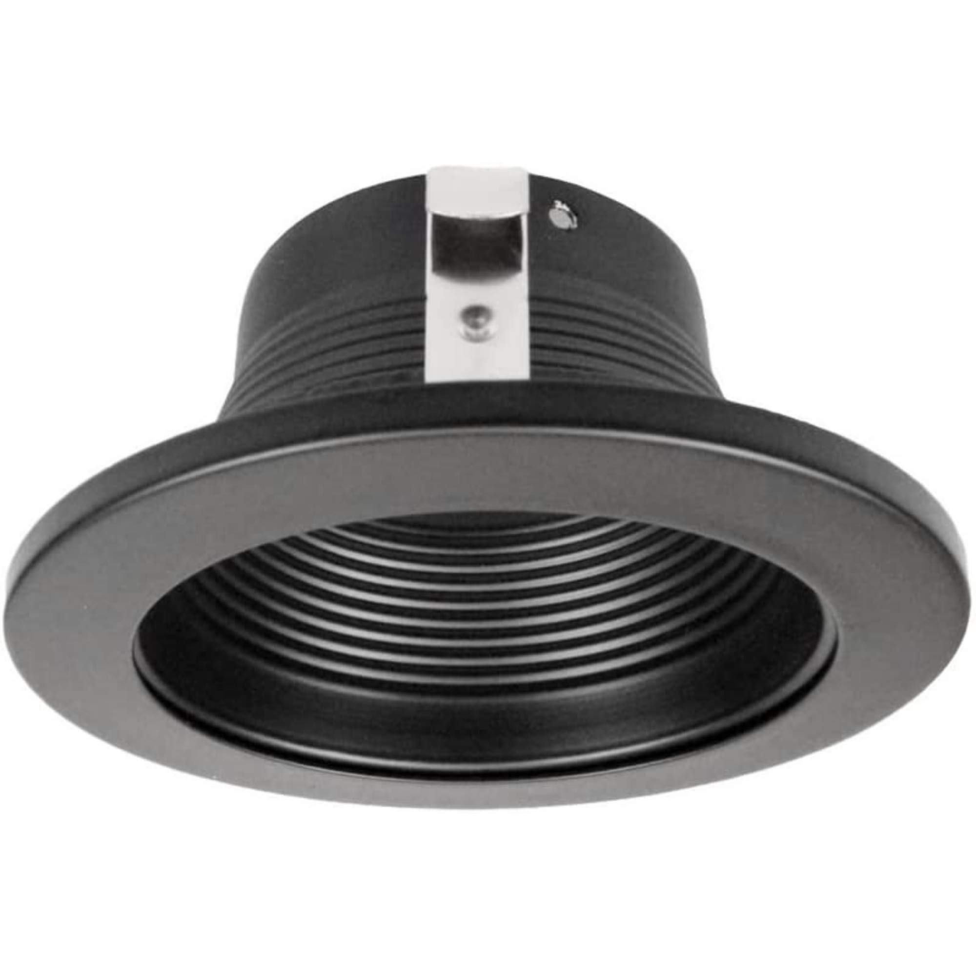 Four Bros 4-Inch Stepped Black Baffle LED Trim, Bulb Light Cover, for 4 ...