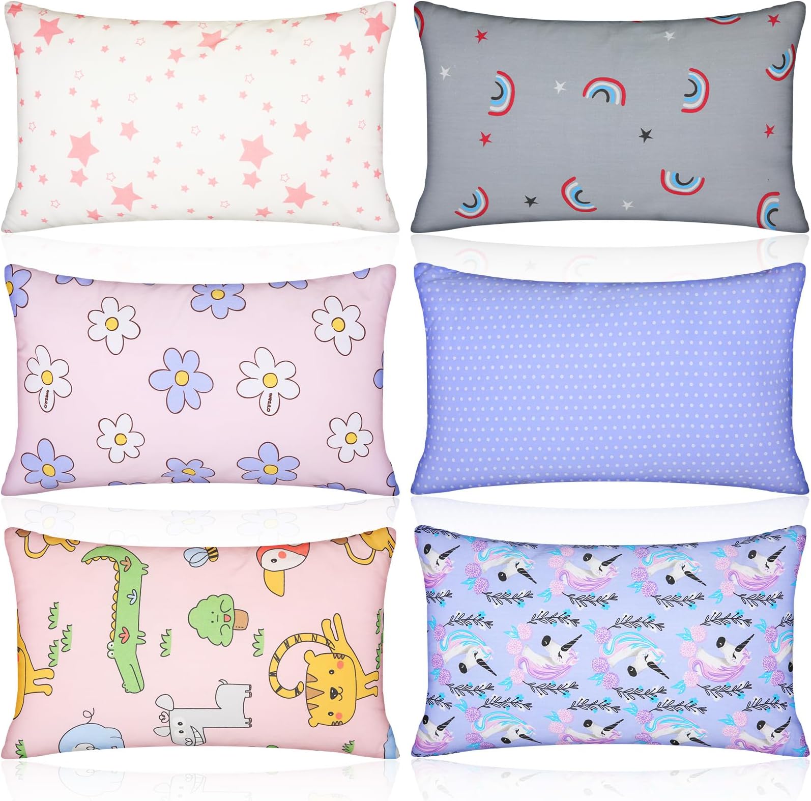 Amazon.com: Kigley 6 Pack Mini Kids Pillows for Daycare Small Travel ...
