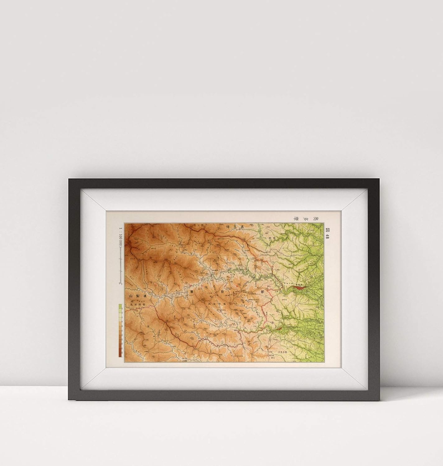 Amazon.com: 1956 Map of Japan|48 Okutama, Japan|Title: Okutama. (to ...