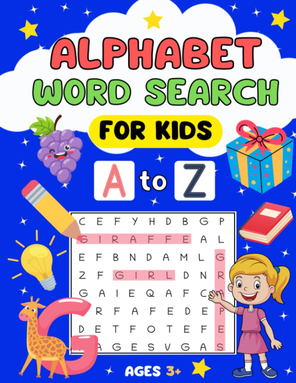 Buy Alphabet Word Search for Kids: Easy First Words for Beginners, Fun ...
