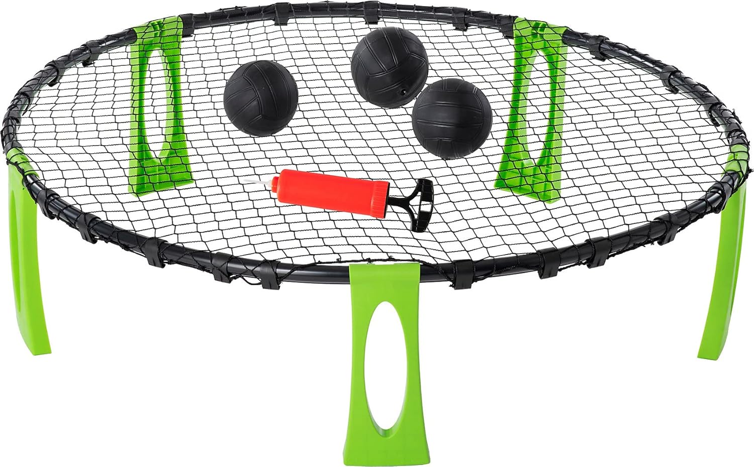 myToys ORIGINALS Pitchball Set, stabiles Netz mit 5 Standfüßen ...