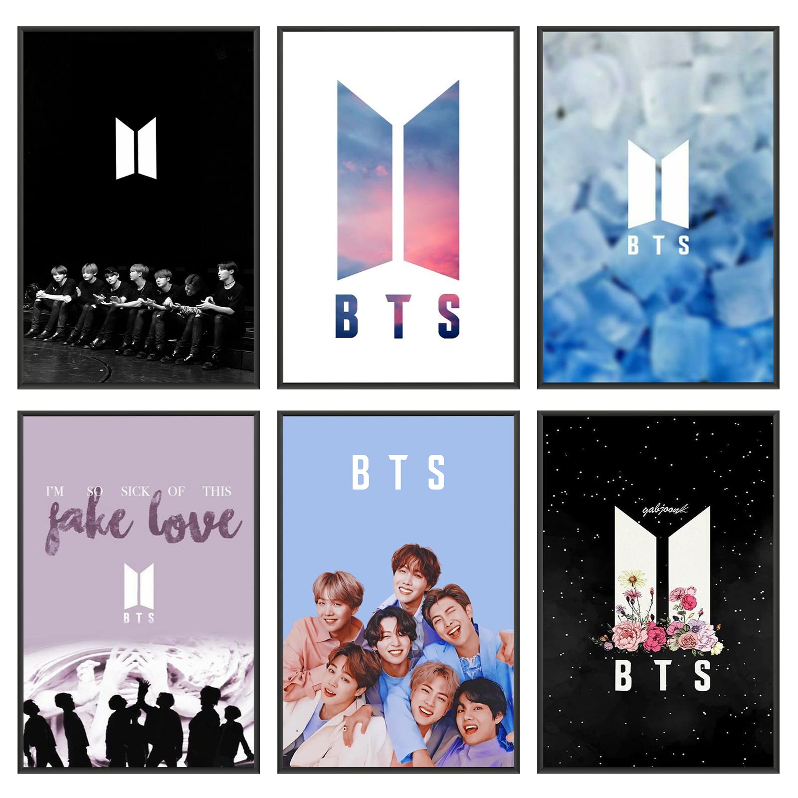 Invading BTS Kpop Poster For Home Room Wall Decors Prints HD HQ Pack of ...