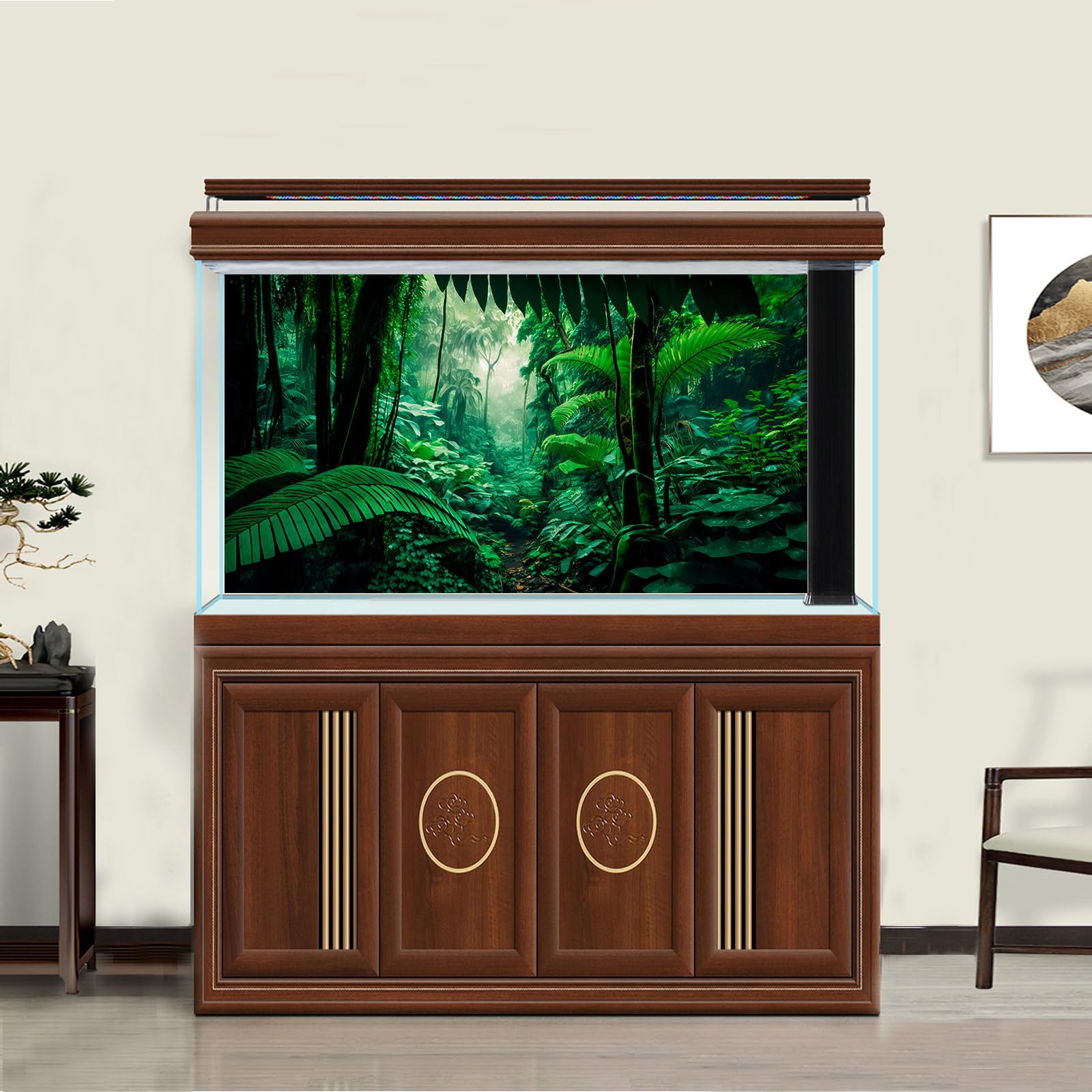 Snapklik.com : Aquarium Background Tropical Rainforest Fish Tank ...