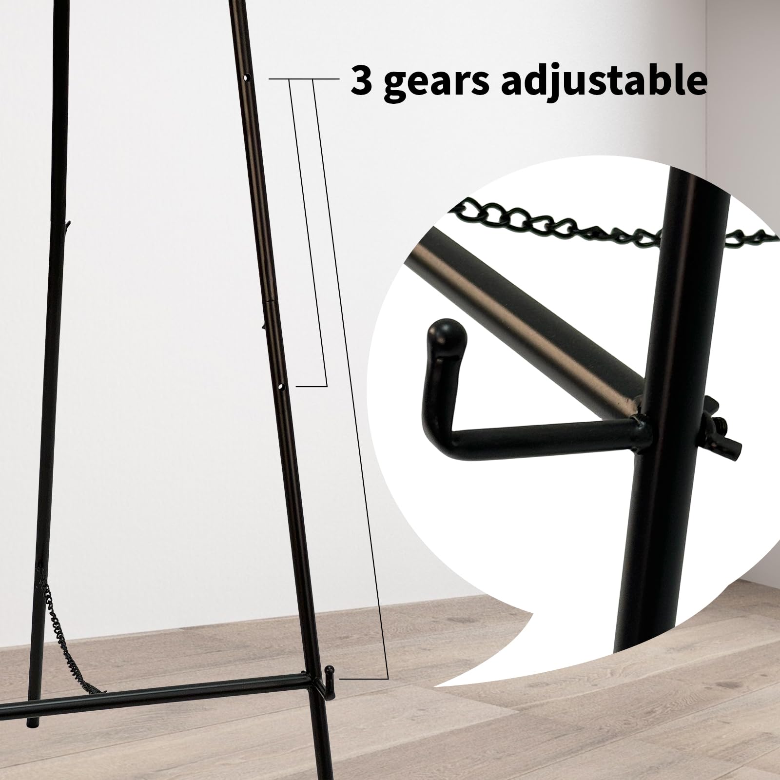 Snapklik.com : JIANZHUO Iron Adjustable Arts & Crafts Easels,Metal ...