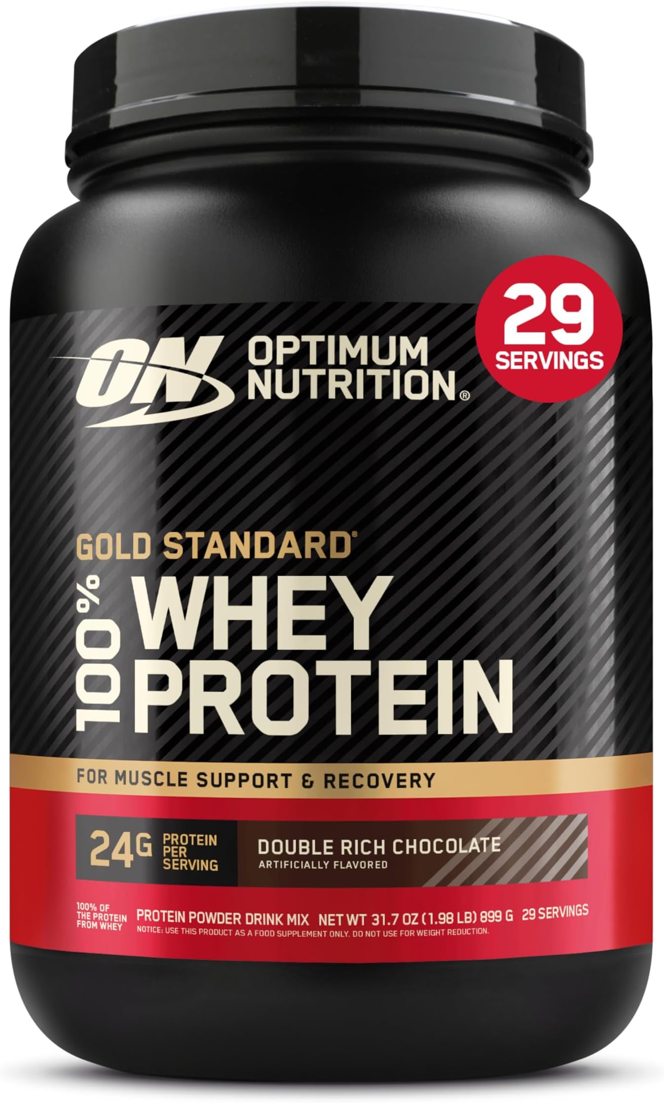 Amazon.com: Premium 100% Whey Protein Powder 24g, Double Rich Chocolate, Advanced Isolate ...