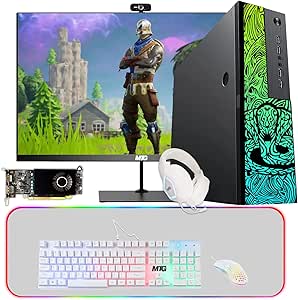 Amazon.com: TechMagnet Gaming Desktop PC Computer, Cobra, Intel Core i5 8th Gen, AMD RX 550 ...