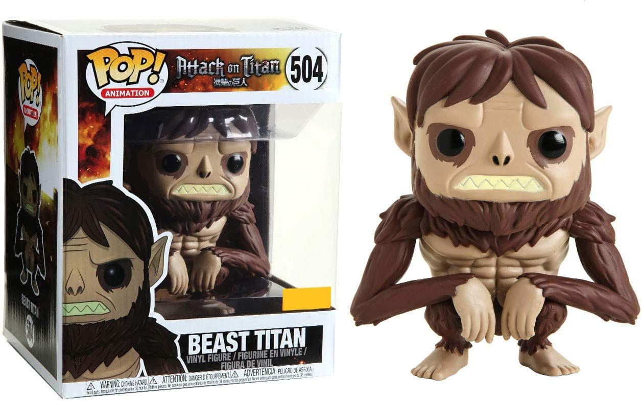 Funko Pop! Attack on Titan Super Jaw Titan Figura de vinilo, 6 pulgadas ...