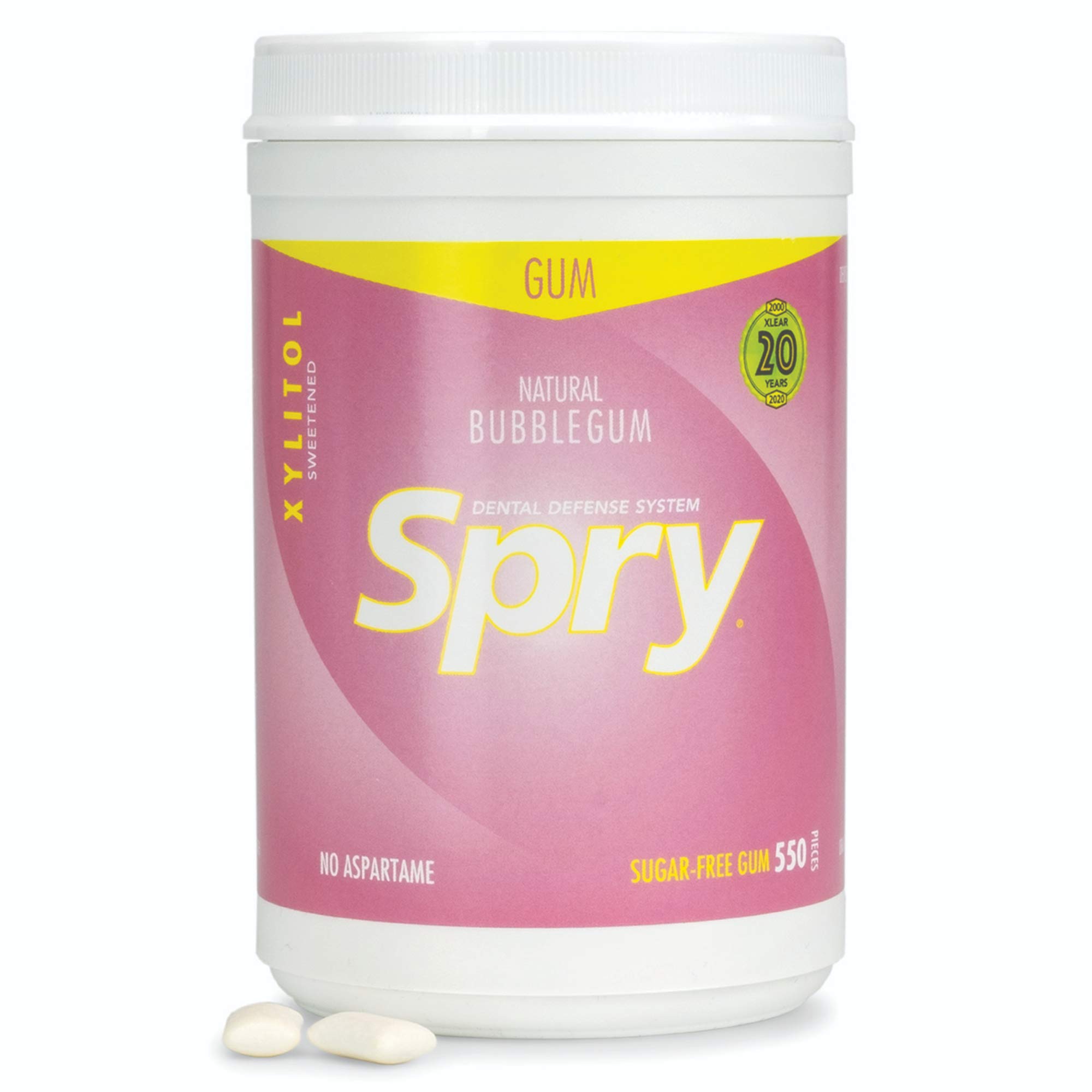 Amazon.com : Spry Fresh Natural Xylitol Chewing Gum Dental Defense ...
