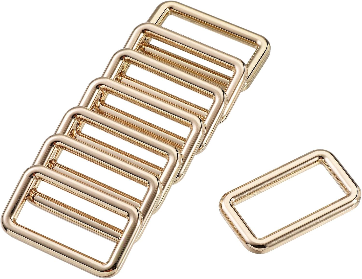 Amazon.com: uxcell Metal Rectangle Ring Buckles 31x15mm for Bags Belts ...