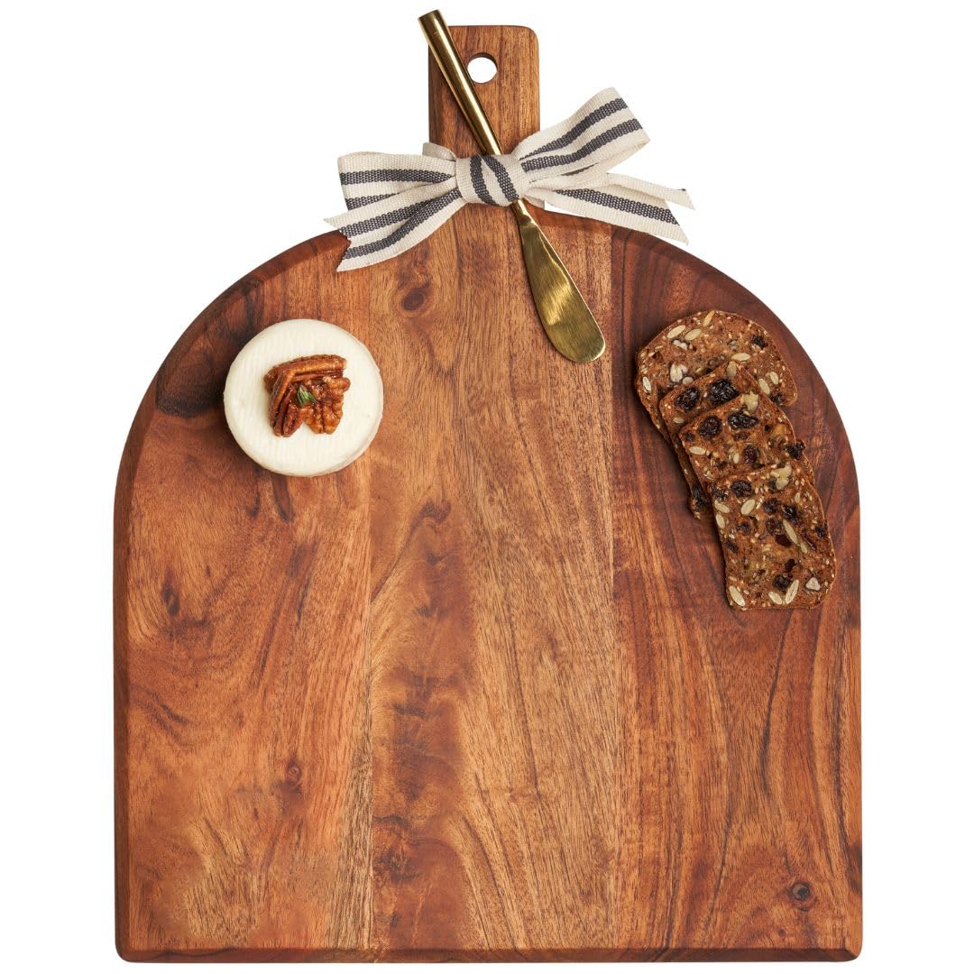 Snapklik.com : Acacia Wood Cheese & Charcuterie Board - Unique Shape