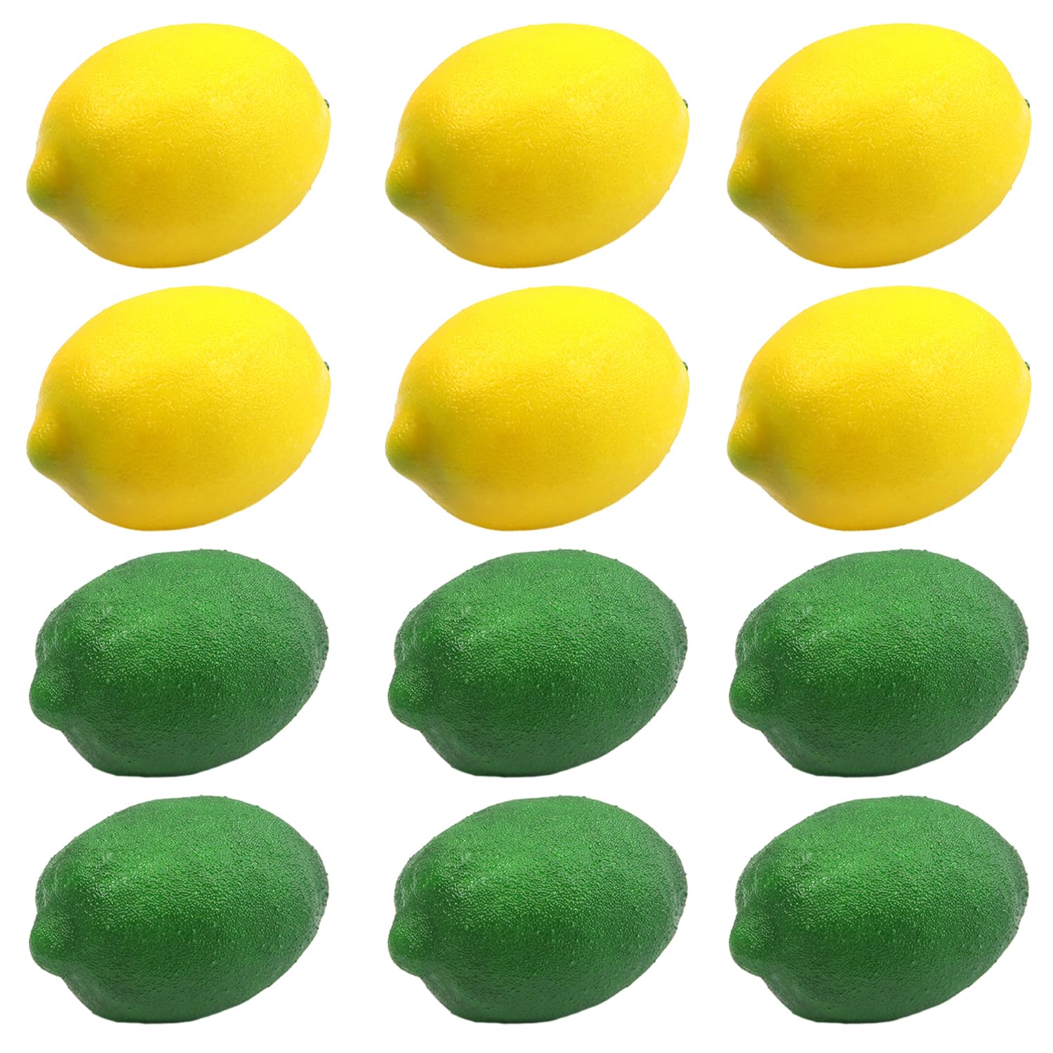 12pcs Artificial Imitation Lemon, Artificial Fruit, Realistic Fruit ...